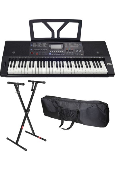 Midex PS-4500ST Tuş Hassasiyetli 61 Tuşlu Org LCD Ekran USB MP3 Stand Çanta Notalık Adaptör Midex PS-4500ST Tuş Hassasiyetli 61 Tuşlu Org LCD Ekran USB MP3 Stand Çanta Notalık Adaptör