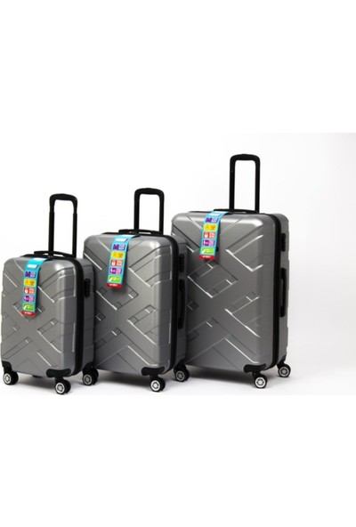 Travel Polo Av 1010 Kardelen Tekstil 3 Lü Abs Valiz Seti KAR5269852