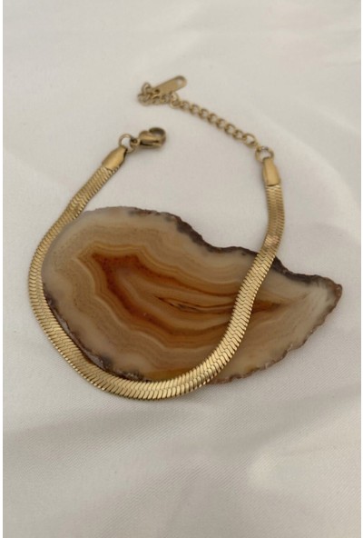 Unisex Alaşım Italyan Zinciri Bileklik