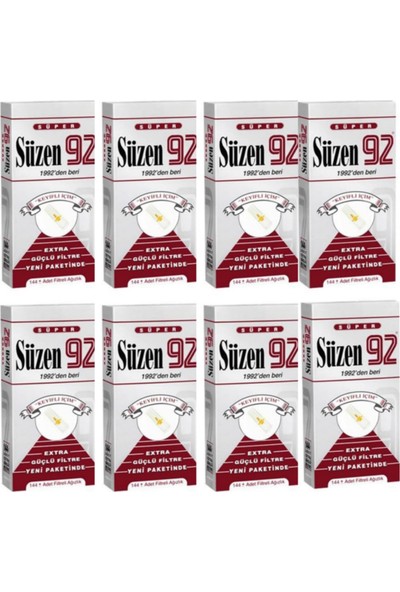 8 Paket Her Pakette 144 Adet Filtreli Ağızlık 8 Paket Her Pakette 144 Adet Filtreli Ağızlık
