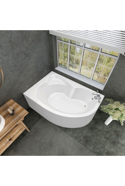 Sanica Sabin Ön Panelli Küvet (Sol) 160 x 100 cm Sanica Sabin Ön Panelli Küvet (Sol) 160 x 100 cm