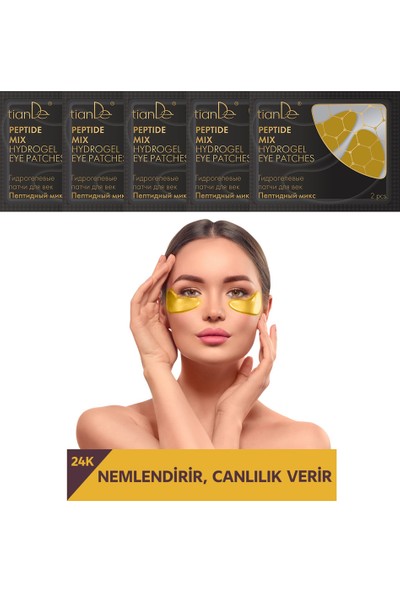 Belsa 5 Adet Kolajen Göz Altı Maske 24K Altın Göz Maskesi Morluk ve Şişkinlik Giderici Maske Belsa 5 Adet Kolajen Göz Altı Maske 24K Altın Göz Maskesi Morluk ve Şişkinlik Giderici Maske
