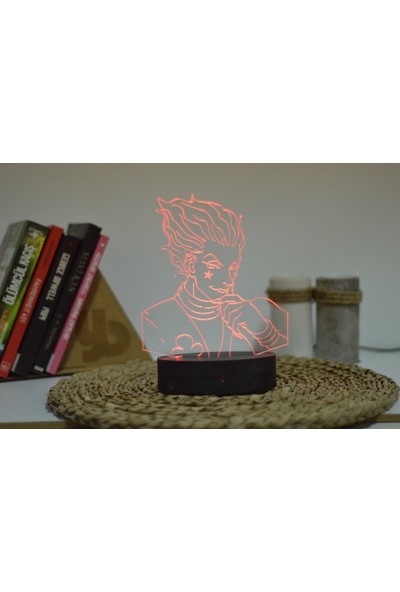 Hisoka 3 Boyutlu Dekoratif Gece Lambası 3D Hisoka 3 Boyutlu Dekoratif Gece Lambası 3D
