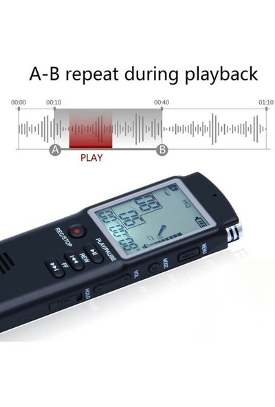 Generic 8 GB Ses Kaydedici USB Profesyonel 96 Saat Dictaphone Dijital Ses Ses Kaydedici Wav, Mp3 Çalar 1536 Kbps | Dijital Ses Kaydedici (Yurt Dışından) Generic 8 GB Ses Kaydedici USB Profesyonel 96 Saat Dictaphone Dijital Ses Ses Kaydedici Wav, Mp3 Çalar 1536 Kbps | Dijital Ses Kaydedici (Yurt Dışından)