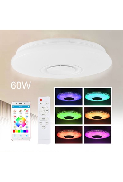 Generic Tam Renkli Tavan Işık Rgb Dim Bluetooth Müzik Hoparlör Uzaktan (Yurt Dışından) Generic Tam Renkli Tavan Işık Rgb Dim Bluetooth Müzik Hoparlör Uzaktan (Yurt Dışından)
