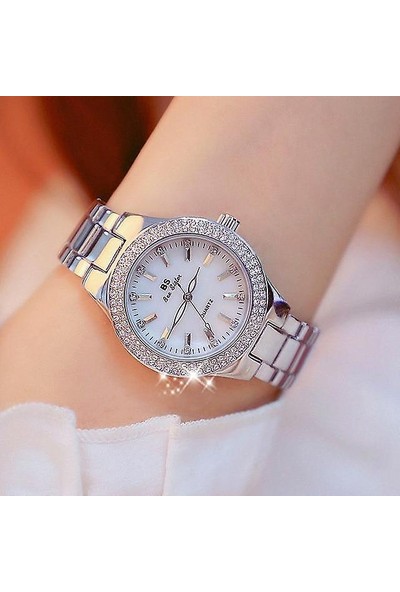 Generic Kadınlar Kristal Elmas Saatler, Paslanmaz Çelik Saat (Gümüş) (Yurt Dışından) Generic Kadınlar Kristal Elmas Saatler, Paslanmaz Çelik Saat (Gümüş) (Yurt Dışından)