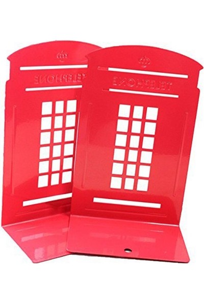 Generic 1 Çift Londra Telefon Kulübesi Tasarım Anti Skid Bookends Kitap Raf Tutucu Kırtasiye (Kırmızı) | Bookendends (Yurt Dışından) Generic 1 Çift Londra Telefon Kulübesi Tasarım Anti Skid Bookends Kitap Raf Tutucu Kırtasiye (Kırmızı) | Bookendends (Yurt Dışından)