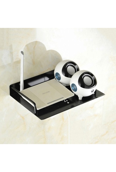 Generic Kablosuz Wifi Yönlendirici Telefon Raf Paneli Duvar Asılı Fiş Kurulu Braketi Kablo Depolama | Depolama Tutucular ve Amp;raflar (Yurt Dışından)