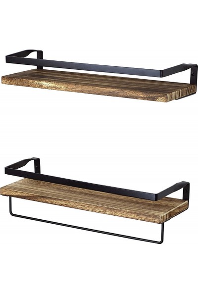 Generic Rustik Yüzer Duvar Rafları Rayları ile Dekoratif Depolama Raf Mutfak Banyo Modern Raflar Siyah Metal Çerçeve 2 | Depolama Tutucular ve Amp;raflar (Yurt Dışından) Generic Rustik Yüzer Duvar Rafları Rayları ile Dekoratif Depolama Raf Mutfak Banyo Modern Raflar Siyah Metal Çerçeve 2 | Depolama Tutucular ve Amp;raflar (Yurt Dışından)