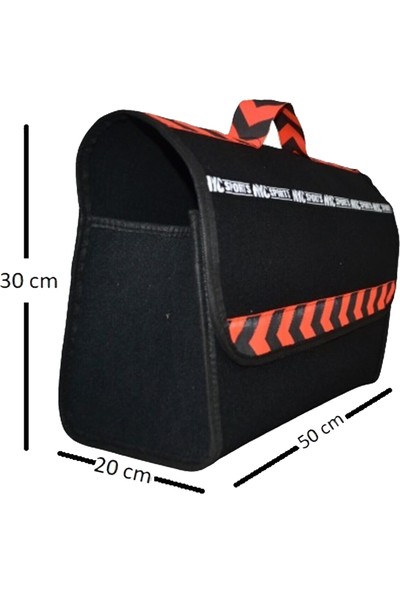 Skyinn Reflektörlü Büyük Oto Bagaj Çantası Bagaj Organizeri Bagaj Düzenleyici Toparlayıcı