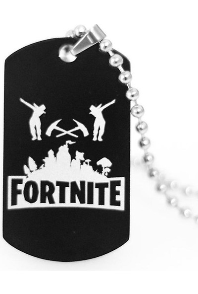 Fortnite Dogtag Kolye (Siyah) Fortnite Dogtag Kolye (Siyah)