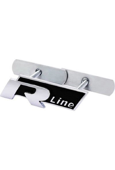 R-Line Metal Arma Ön Panjur Logosu Siyah Vidalı Model R-Line Metal Arma Ön Panjur Logosu Siyah Vidalı Model