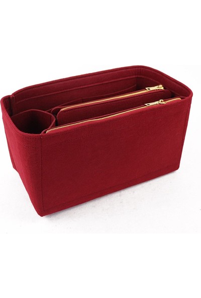 Generic Keçe Kumaş Ekleme Çanta Organizatör Makyaj Çanta Organizatör Seyahat Iç Çanta Taşınabilir Kozmetik Çantalar | Kozmetik Çantalar & Amp;davalar (Yurt Dışından)