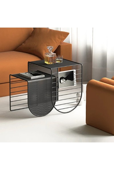 3Art Metal Modern Tasarım Metal Zigon Sehpa - Ikili Set Zigon Sehpa 3Art Metal Modern Tasarım Metal Zigon Sehpa - Ikili Set Zigon Sehpa