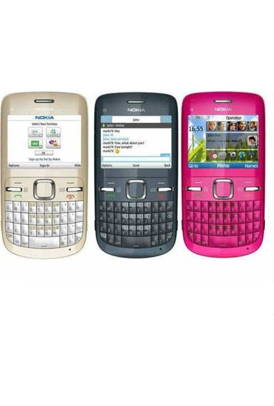 Nokia C3-00 Cep Telefonu (Yenilenmiş) 2 Yıl Garantili