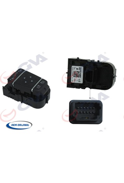 Ayna Ayar Düğmesi Clıo 4 Otomatik Katlamalı Ayna Ayar Düğmesi Clıo 4 Otomatik Katlamalı