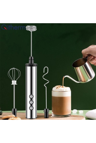 Elektrikli Blender Süt Froother USB Şarj Edilebilir Gıda Mikser El Bubble Maker Elektrikli Blender Süt Froother USB Şarj Edilebilir Gıda Mikser El Bubble Maker