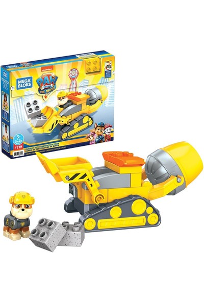 Bernam Mega™ Bloks, Paw Patrol Rubble'ın Inşaat Kamyonu, 17 Parça, +3 Yaş Bernam Mega™ Bloks, Paw Patrol Rubble'ın Inşaat Kamyonu, 17 Parça, +3 Yaş