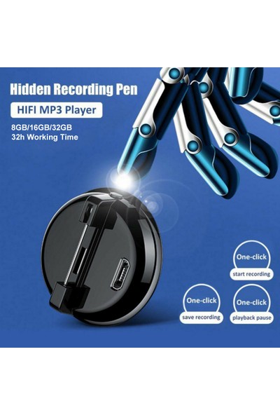 Generic 16 GB Mini Ses Kaydedici One Tıklama Dijital Ses Kaydedici ile Dahili Hd Mikrofon Klipsi Dijital Ses Kaydedici | Dijital Ses Kaydedici (Yurt Dışından) Generic 16 GB Mini Ses Kaydedici One Tıklama Dijital Ses Kaydedici ile Dahili Hd Mikrofon Klipsi Dijital Ses Kaydedici | Dijital Ses Kaydedici (Yurt Dışından)