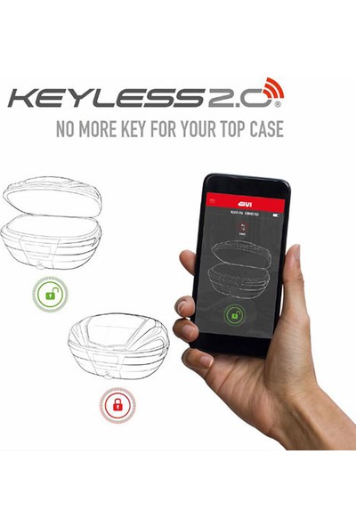 Givi E175 Anahtarsız Çanta Açma KITI(V56N,V56NT,V56NNT,V56NN)