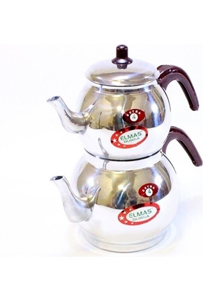 Süzgeçli Alüminyum Tombik Mini Boy Çaydanlık Süzgeçli Alüminyum Tombik Mini Boy Çaydanlık