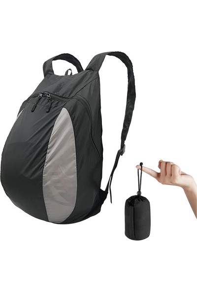 Zsykd Motosiklet Sürme Kask Katlanabilir Çanta (Siyah) (Yurt Dışından)