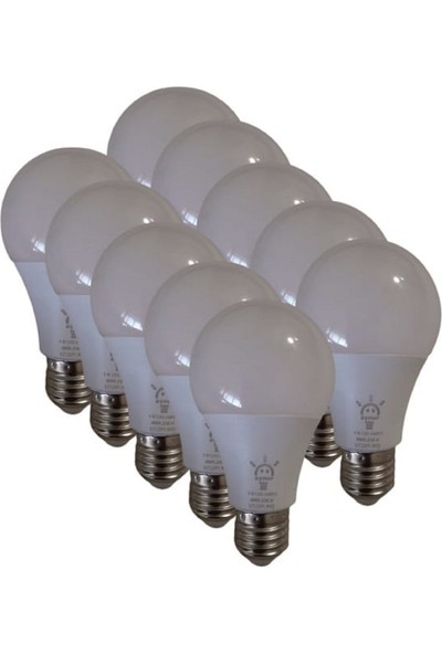 Aynur 9W 10 Lu LED Ampul E27 Duy Normal Işık (4000 K) Aynur 9W 10 Lu LED Ampul E27 Duy Normal Işık (4000 K)