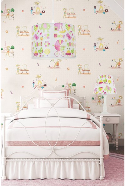 Pillar Çocuk Odası Avize Abajur Seti