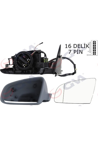 Dış Dikiz Aynası Sol A3 03 Elektrikli Isıtmalı 3 Kapılı Katlanır Astarlı Asferik 7 Fiş VM-011EBAL Dış Dikiz Aynası Sol A3 03 Elektrikli Isıtmalı 3 Kapılı Katlanır Astarlı Asferik 7 Fiş VM-011EBAL