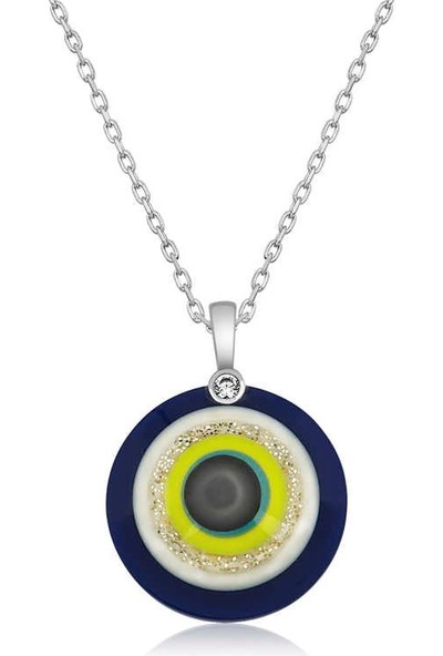 Jewel Gümüş 100 Dilde Seni Seviyorum Nazar Kolye Jewel Gümüş 100 Dilde Seni Seviyorum Nazar Kolye