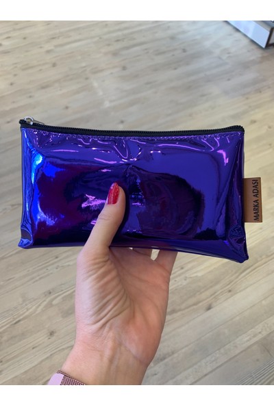 Juliano Lacivert Parlak Fermuarlı Gözlük Kılıfı - Çanta Juliano Lacivert Parlak Fermuarlı Gözlük Kılıfı - Çanta