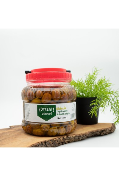 Köyceğiz Yöresel Ekincik Sofralık Zeytin 1400 G Köyceğiz Yöresel Ekincik Sofralık Zeytin 1400 G