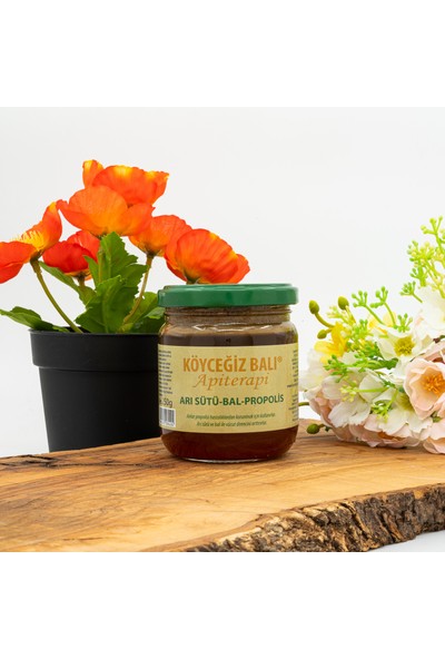 Köyceğiz Balı Propolis Arı Sütü Bal Karışımı 250 G Cam Kavanoz Köyceğiz Balı Propolis Arı Sütü Bal Karışımı 250 G Cam Kavanoz