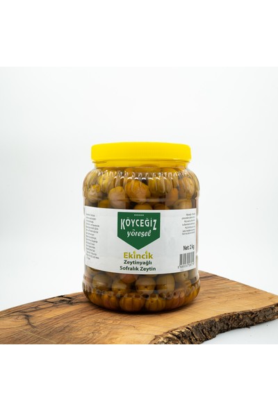 Köyceğiz Yöresel Ekincik Sofralık Zeytin 2 Kg