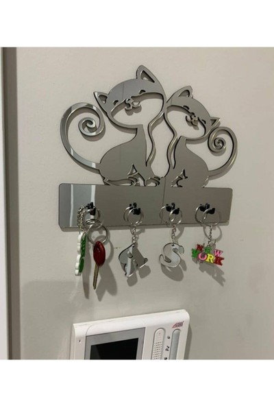 İmpivo Aynalı Anahtar Askılığı