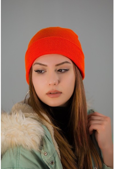 Belendir Katlamalı Bere Turuncu Belendir Katlamalı Bere Turuncu