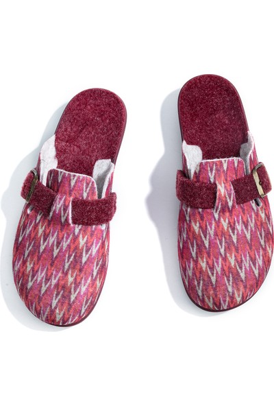 Madame Coco Bourgogne Kadın Terlik - Bordo