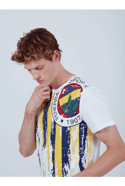 Fenerium Erkek Tribün Bayrak T-Shirt