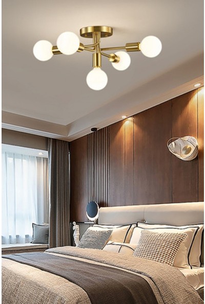 Ömür Avize Döngü Modern Tasarım Eskitme Renk (( Ampüllü Camsız )) Beşli Avize Ömür Avize Döngü Modern Tasarım Eskitme Renk (( Ampüllü Camsız )) Beşli Avize