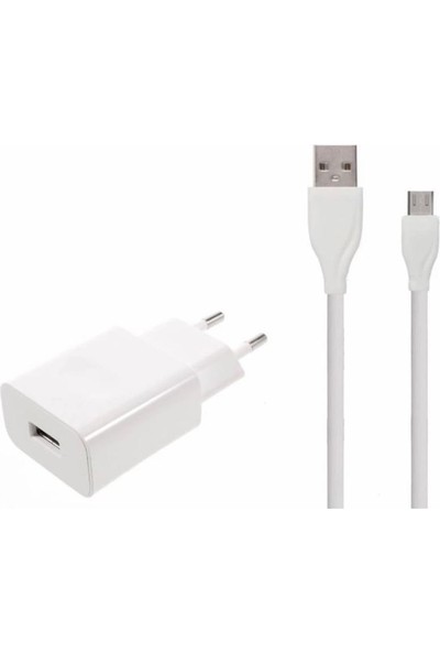 Bluerain Micro USB Hızlı Şarj Aleti Seti Kablo ve Adaptör Bluerain Micro USB Hızlı Şarj Aleti Seti Kablo ve Adaptör