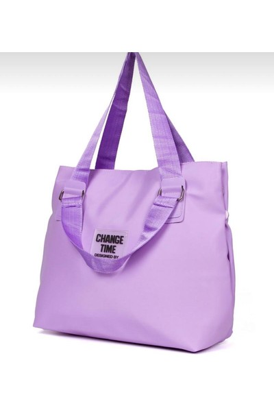 Mavi Reyon Kadın Moda Change Time Su Geçirmez El Omuz Çantası Mor Mavi Reyon Kadın Moda Change Time Su Geçirmez El Omuz Çantası Mor