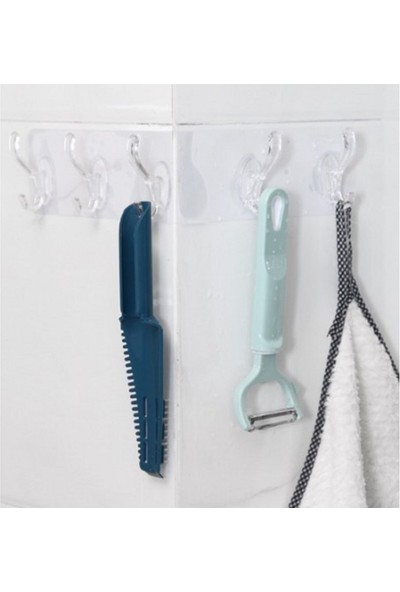 Safestore Tek Parça Kendinden Yapışkanlı 5 Kancalı Askı