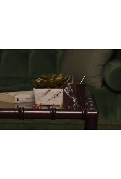 Office-3k Masaüstü El Yapımı Tekli Sourcherry Mermer Kalemlik Office-3k Masaüstü El Yapımı Tekli Sourcherry Mermer Kalemlik