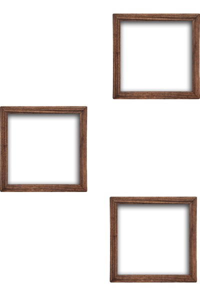 Yeditepe Hayat 3 Adet 30X30 Istanbul Kare Çerçeve