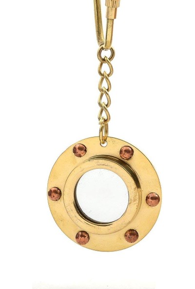 Himarry Pirinç Lumbuz Ayna Anahtarlık Dekoratif Hediyelik Himarry Pirinç Lumbuz Ayna Anahtarlık Dekoratif Hediyelik