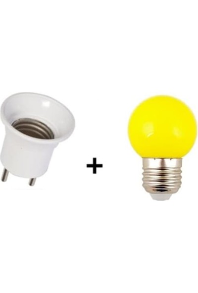 Makel Sari 1 Watt LED Gece Lambası Ampulü+ Duylu Fiş Makel Sari 1 Watt LED Gece Lambası Ampulü+ Duylu Fiş