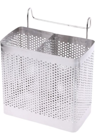 Mutfak Asılı Paslanmaz Çelik Çubuklarını Kaşık Çatal Çatal Tutucu Organizatör Raf Süzgeç Depolama | Şişeler, Kavanozlar ve Amp;kutular