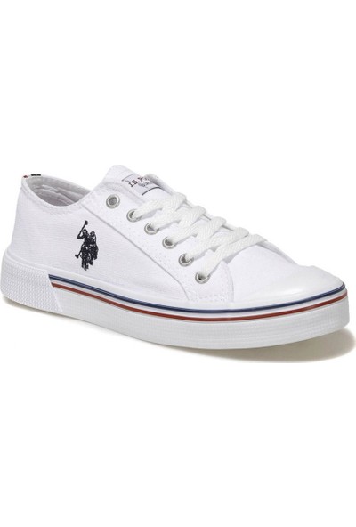 U.S. Polo Assn. U.s Polo Penelope 1fx Bagcıklı Renklı 2 Serıt Kumas Ayakkabı Beyaz U.S. Polo Assn. U.s Polo Penelope 1fx Bagcıklı Renklı 2 Serıt Kumas Ayakkabı Beyaz
