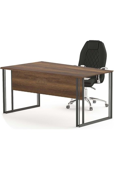 Uzay Ofis Draje Çalışma Masası - Barok-Antrasit - 140 cm