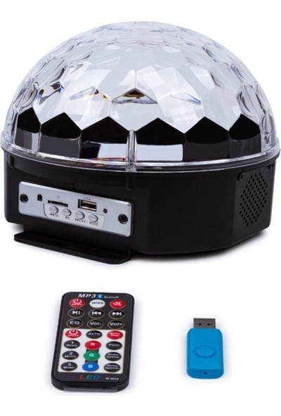 Yd Teknoloji Disko Topu ve Bluetooht Ses Bombası USB Bellek Hediyeli